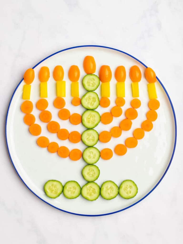 7 Fun Hanukah Appetizers: Edible Menorahs, Dreidels, & Star of David ...