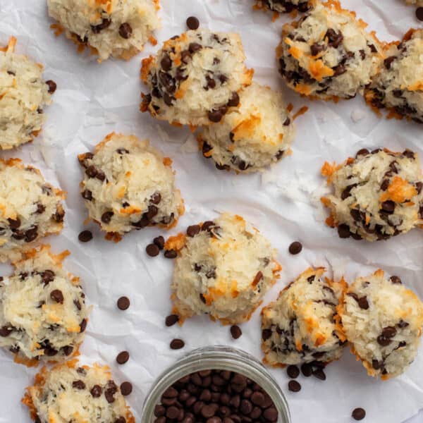 Chocolate Chip Coconut Macaroons - Danas Table