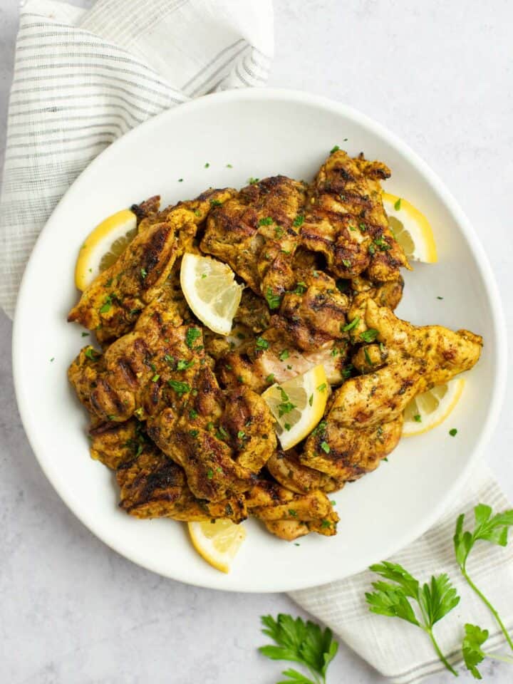 Pargiot (Grilled Israeli Chicken Thighs) - Danas Table