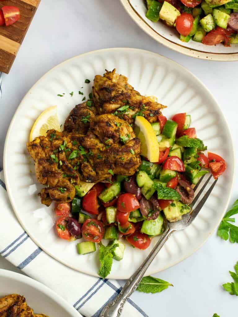 Pargiot (Grilled Israeli Chicken Thighs) - Danas Table