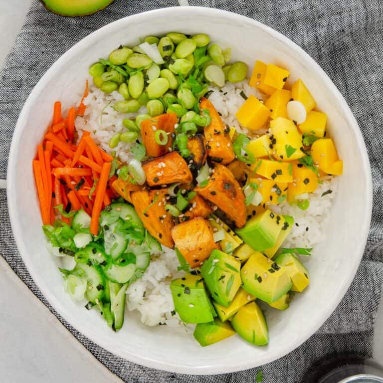Easy Deconstructed Sushi Salad Bowl - Danas Table