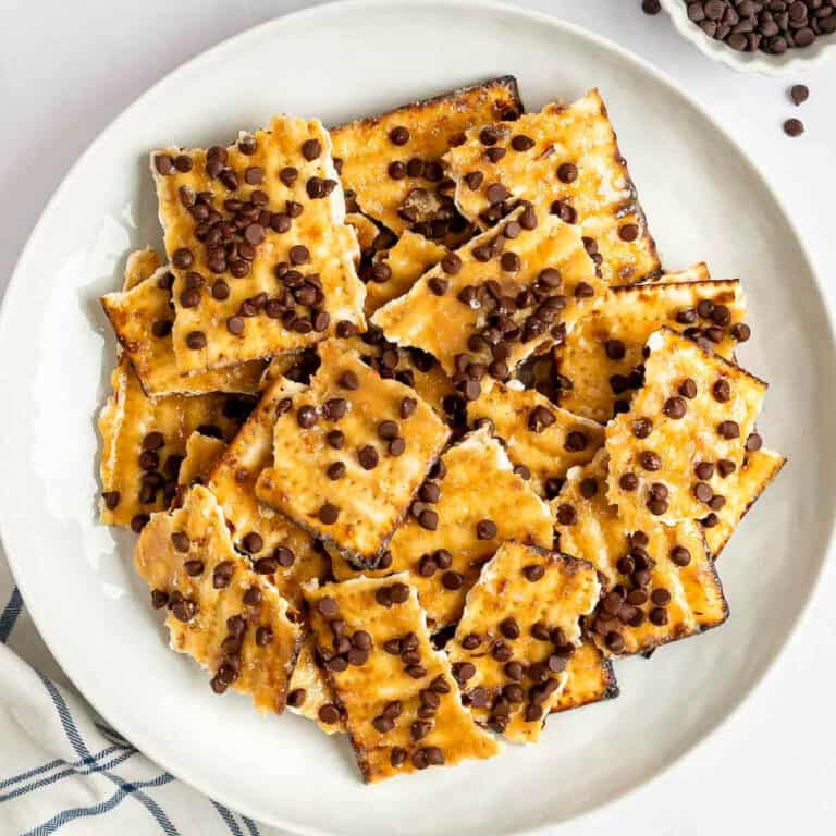 Chocolate Covered Toffee Matzo Crack - Danas Table