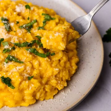 Creamy Pumpkin Risotto - Danas Table