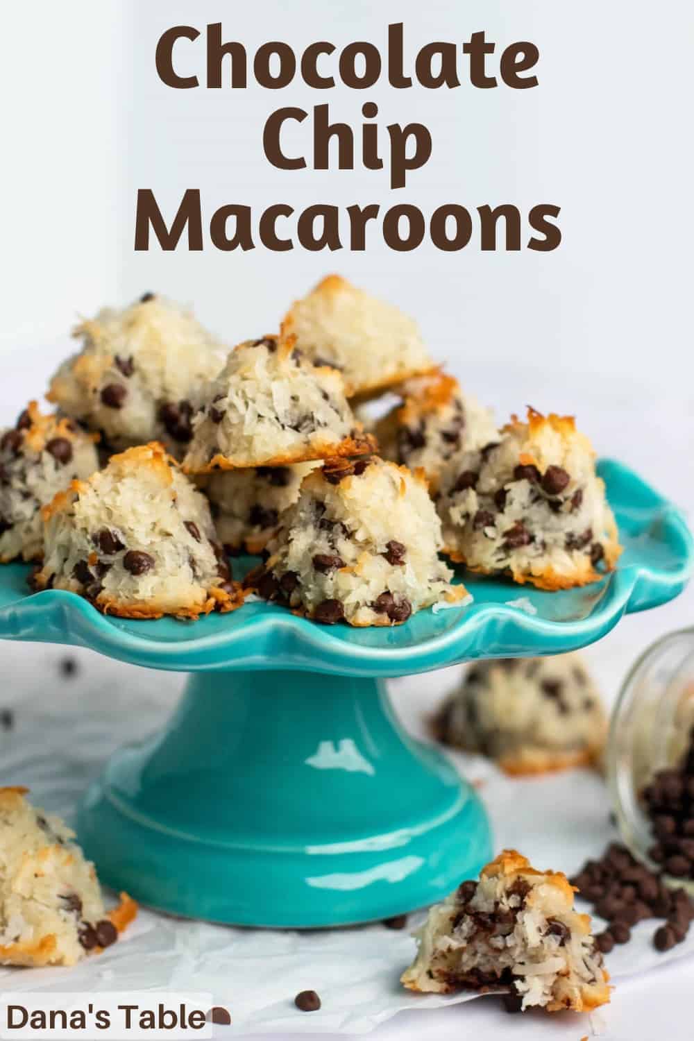 Chocolate Chip Coconut Macaroons - Danas Table