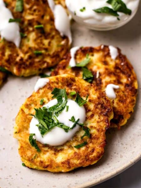 Italian Zucchini Latkes - Danas Table