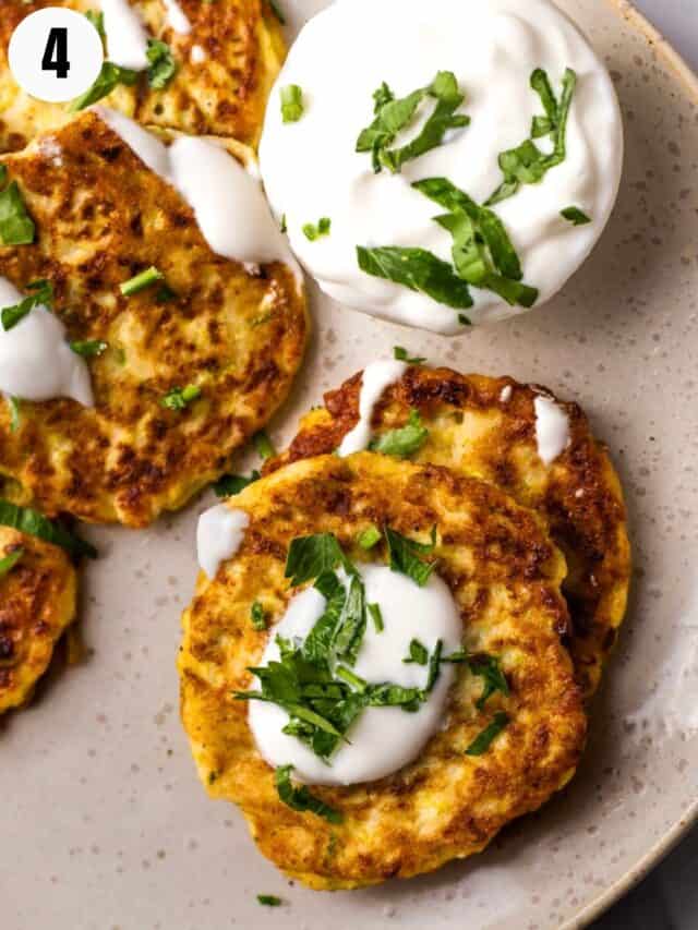 Italian Zucchini Latkes - Danas Table