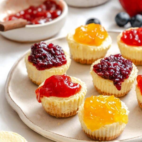 Cheesecake Bites (in mini muffin tins) - Danas Table