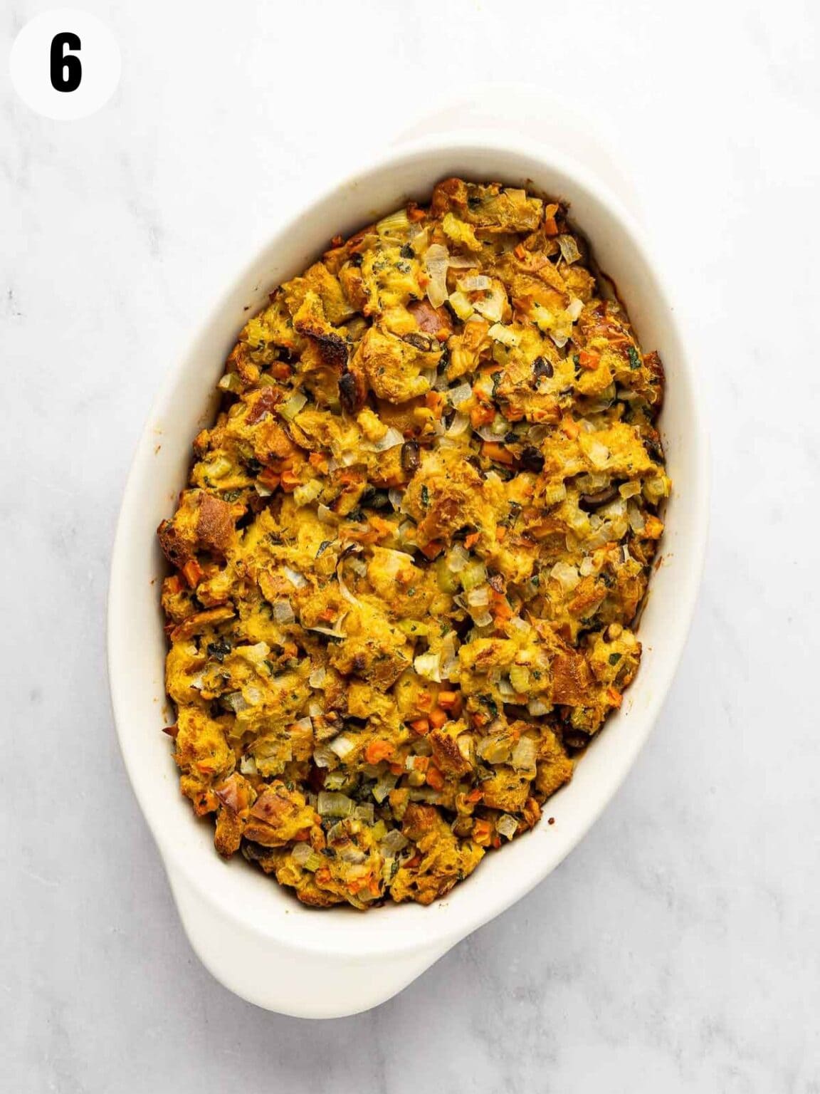 Challah Stuffing with Chestnuts and Herbs - Danas Table